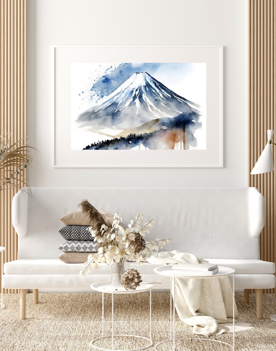 Mount Fuji Printable Wall Art Downloadable Mountain Digital - Etsy