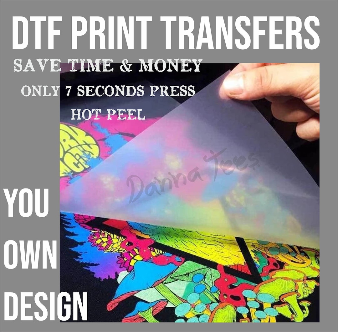 DTF Printing Transfers A6 A4 A3 A2 Your Own Design Custom Full Colour ...