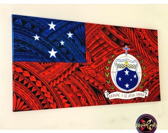 Flag Parade, Polynesian Art, Samoan Print, Fine Art Photography, Apia ...