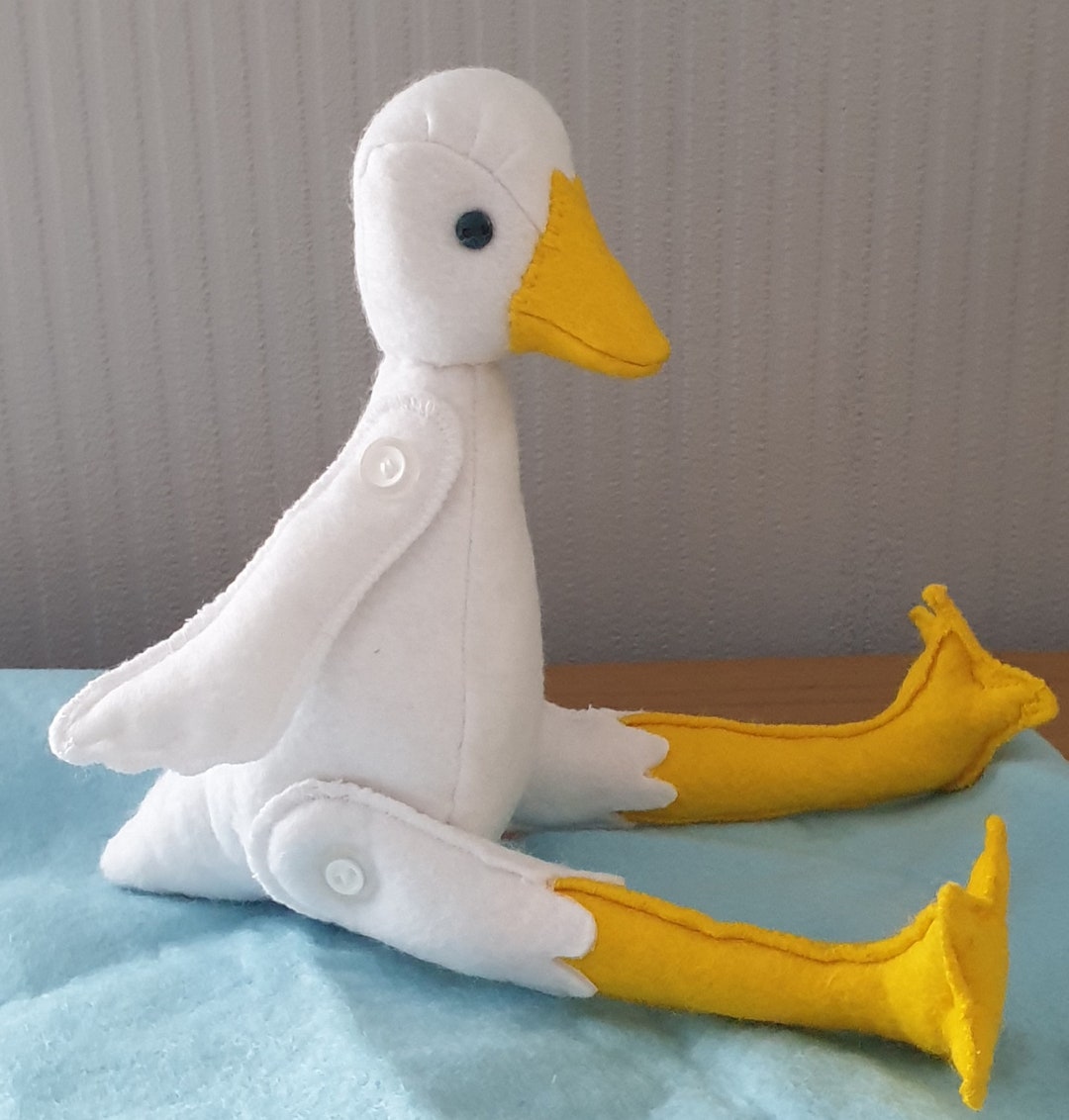 Stuffed Felt Orla Duck, Luna Lapin Friend - Etsy UK