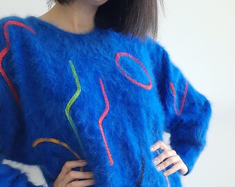 Angora Sweater Vintage - Etsy