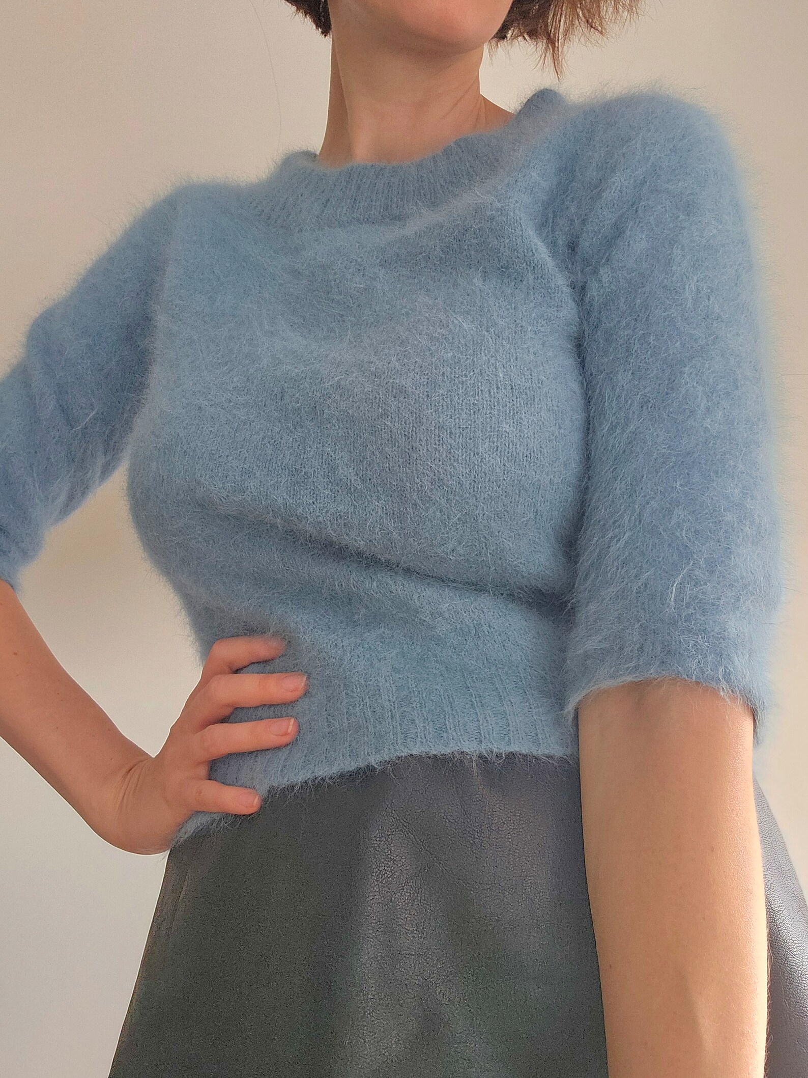Vintage Angora Sweater Etsy