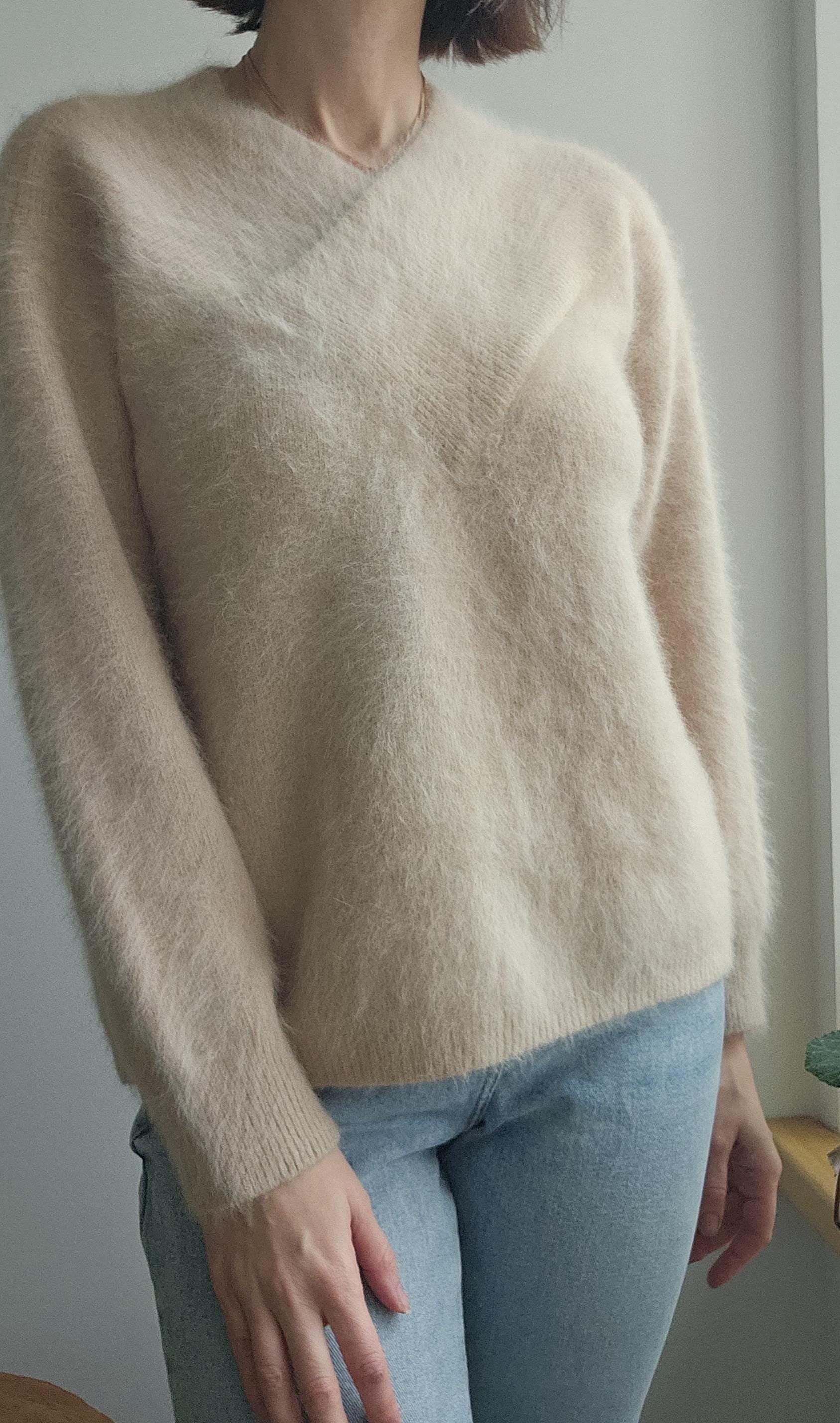 Vintage Angora Sweater - Etsy
