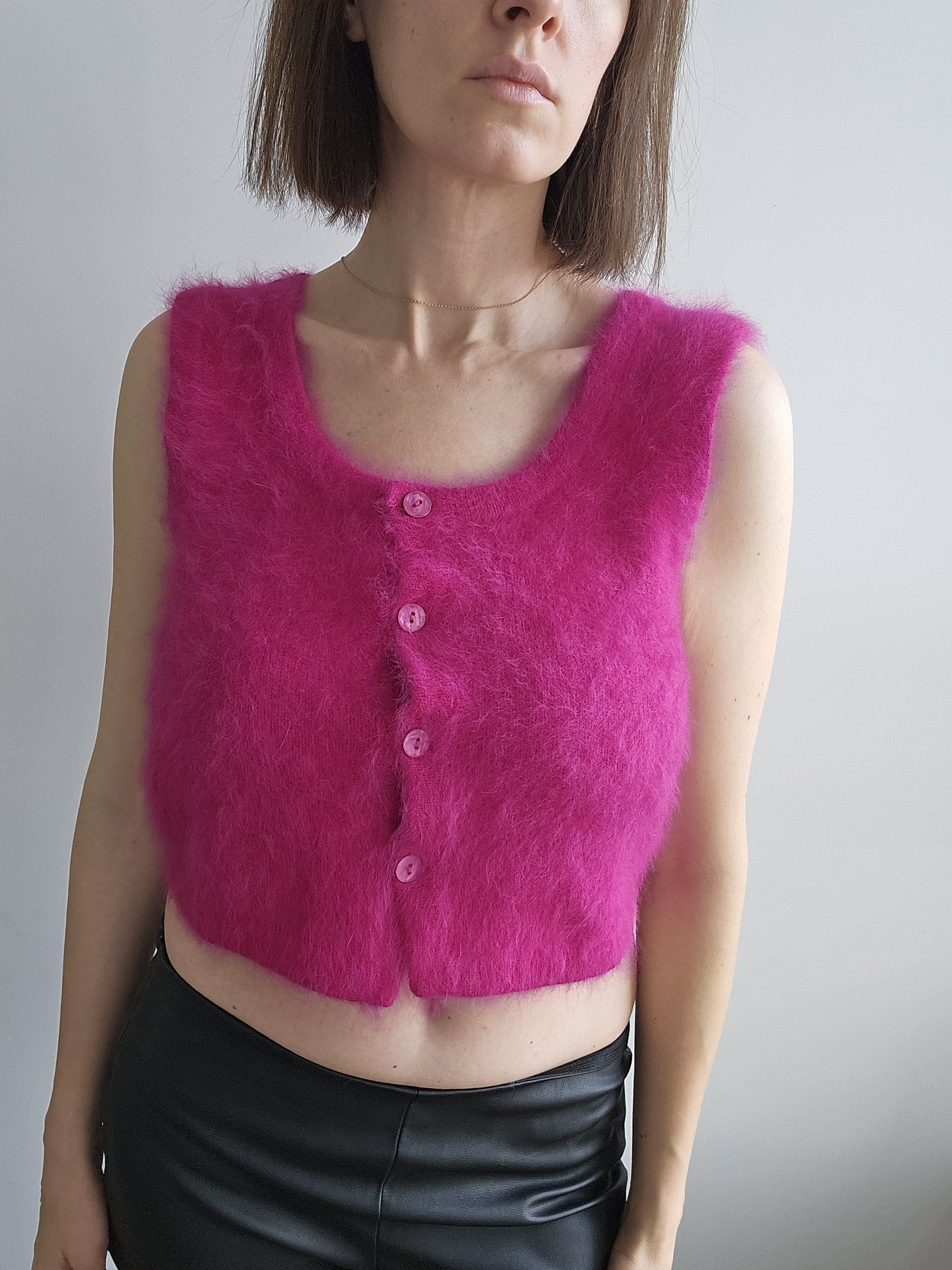 Vintage Fluffy Top 70% Angora - Etsy Australia