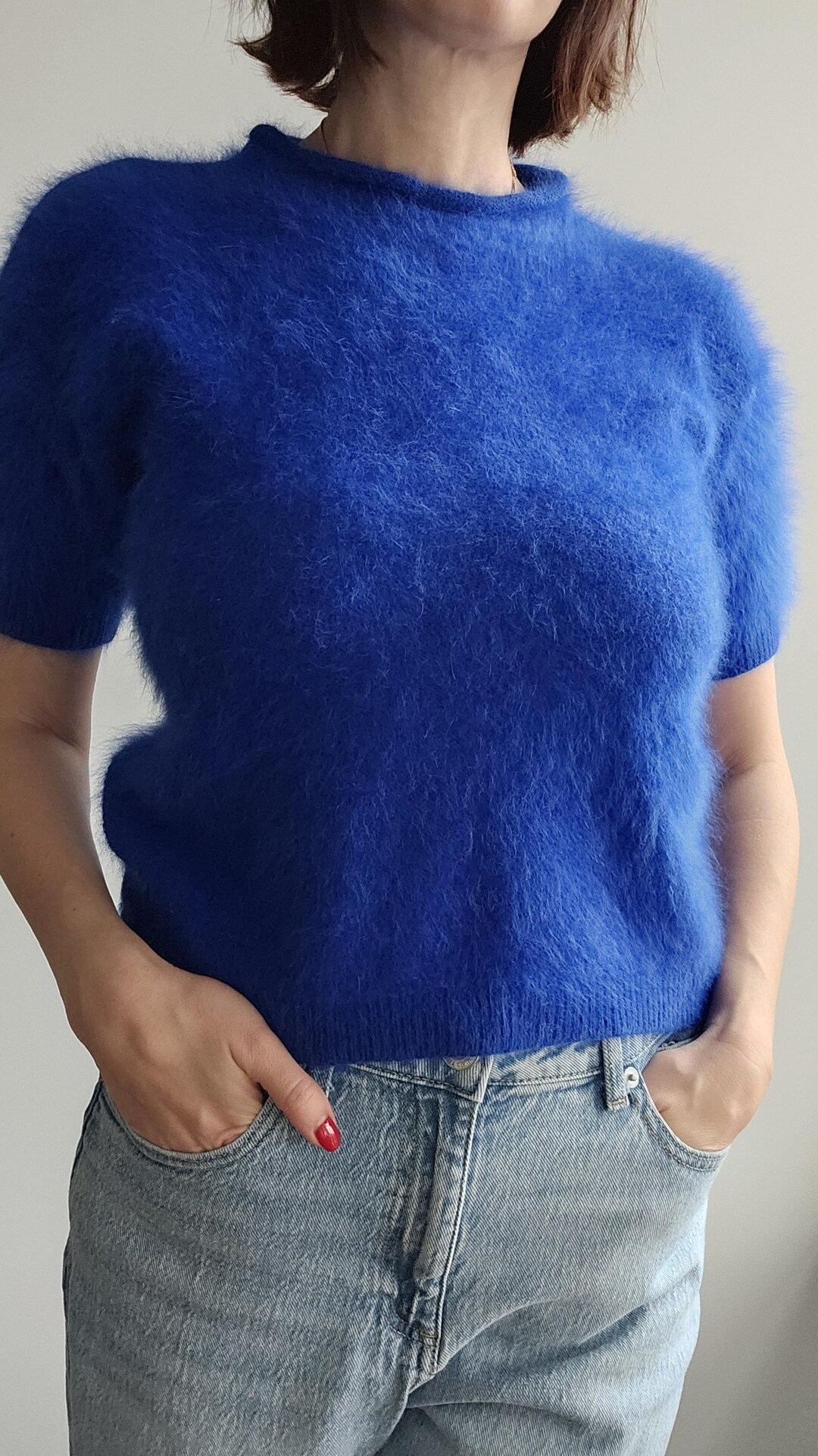 Amazing Vintage Angora Sweater - Etsy