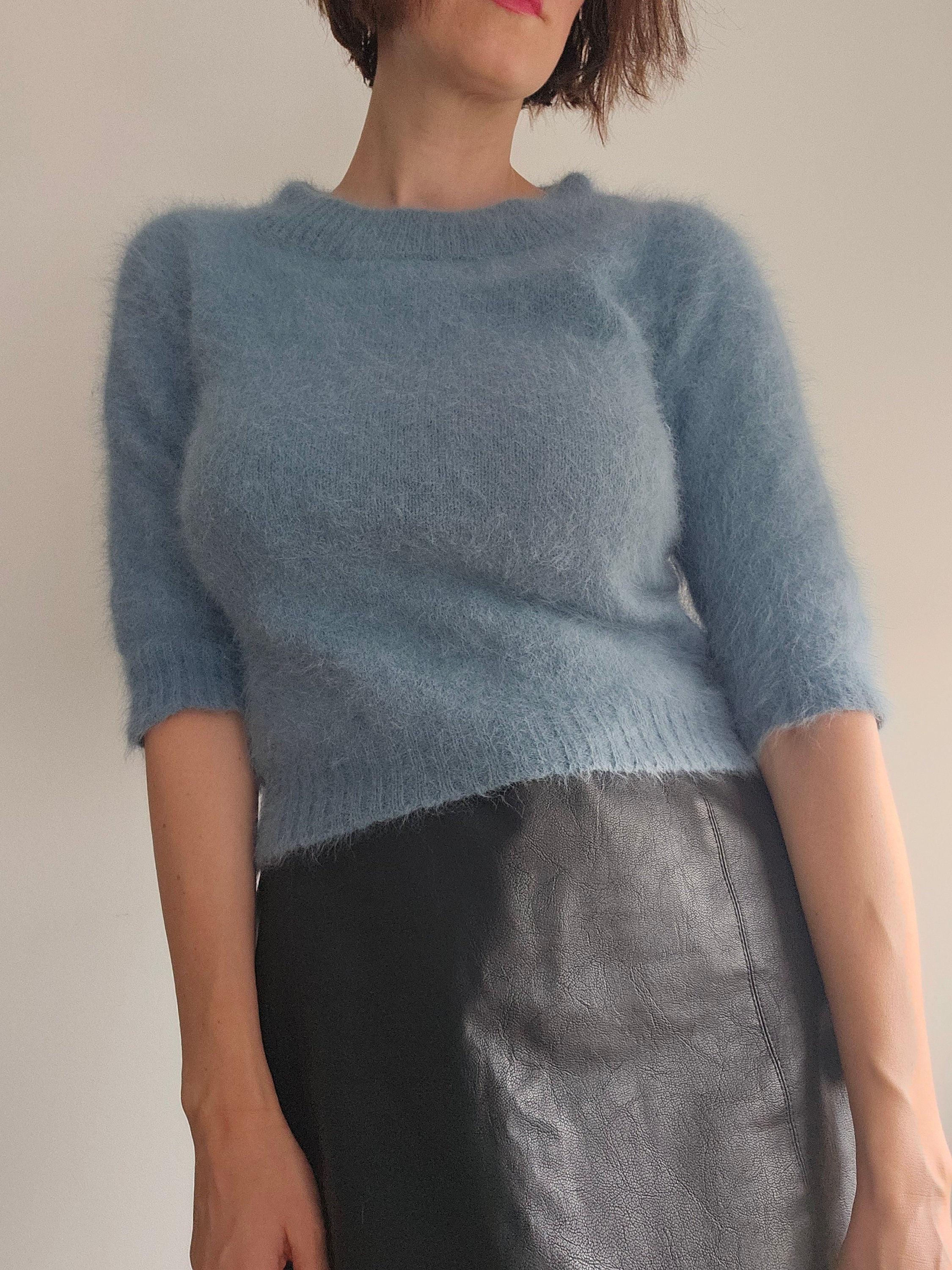 Vintage Angora Sweater - Etsy