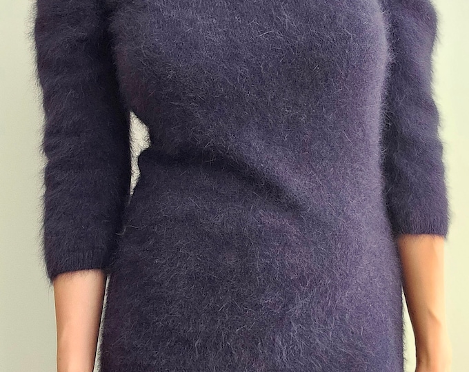 Vintage Angora Dress - Etsy