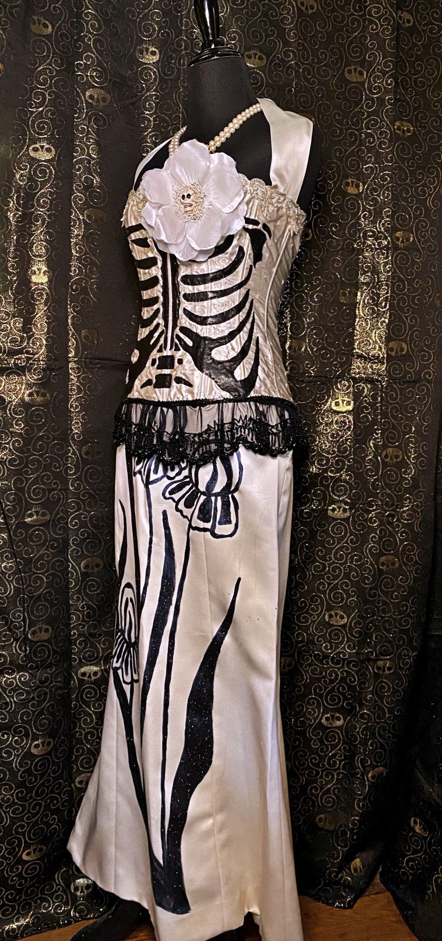 Glamorous Handcrafted Skeleton Formal Attire for a Gala or - Etsy