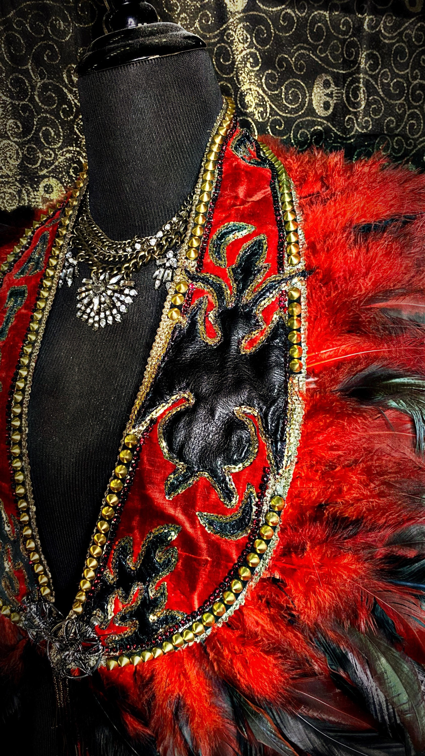 Hail Satan! Baphomet Themed Glamorous One of a Kind Hand Crafted ...