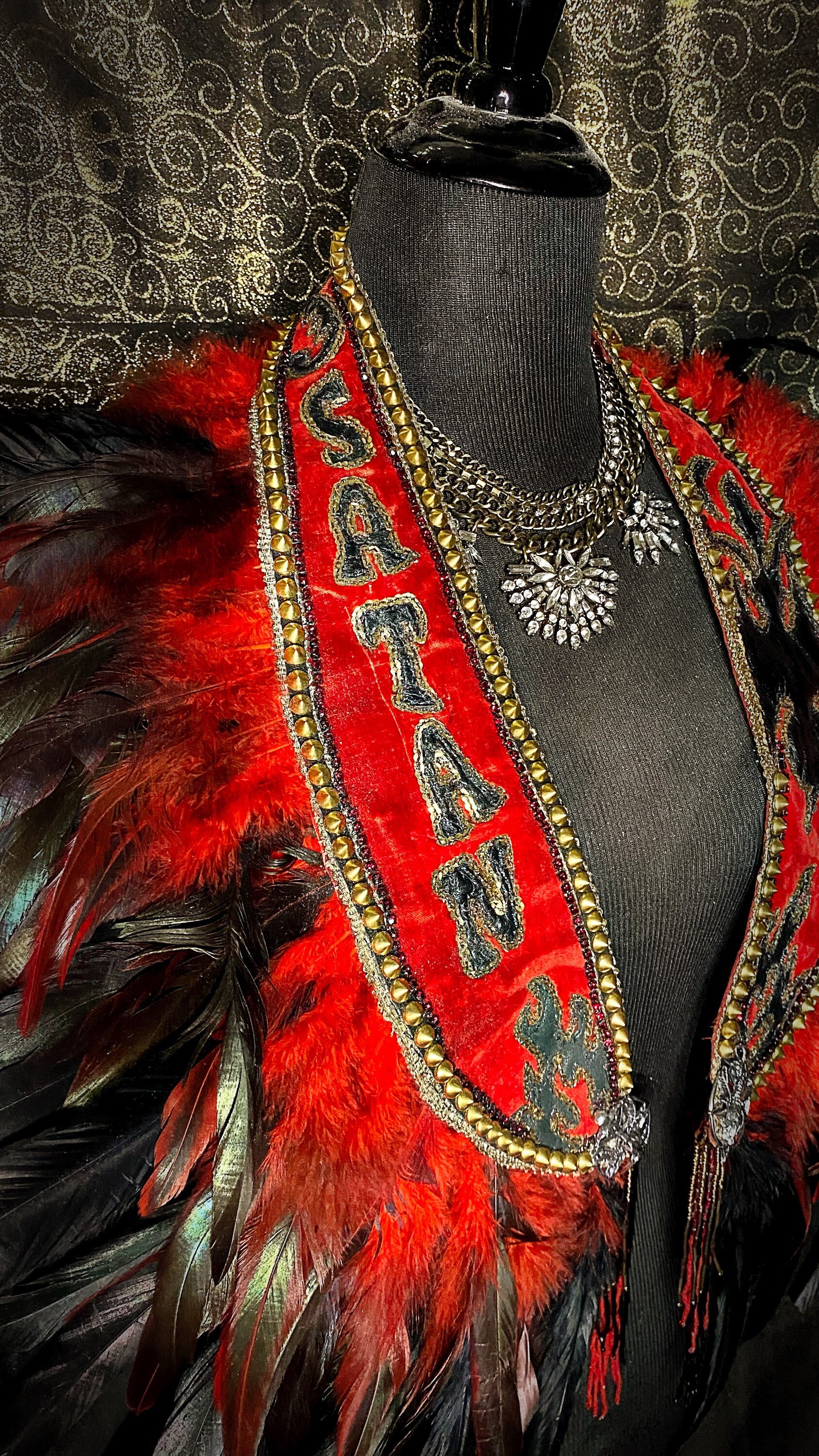 Hail Satan! Baphomet Themed Glamorous One of a Kind Hand Crafted ...