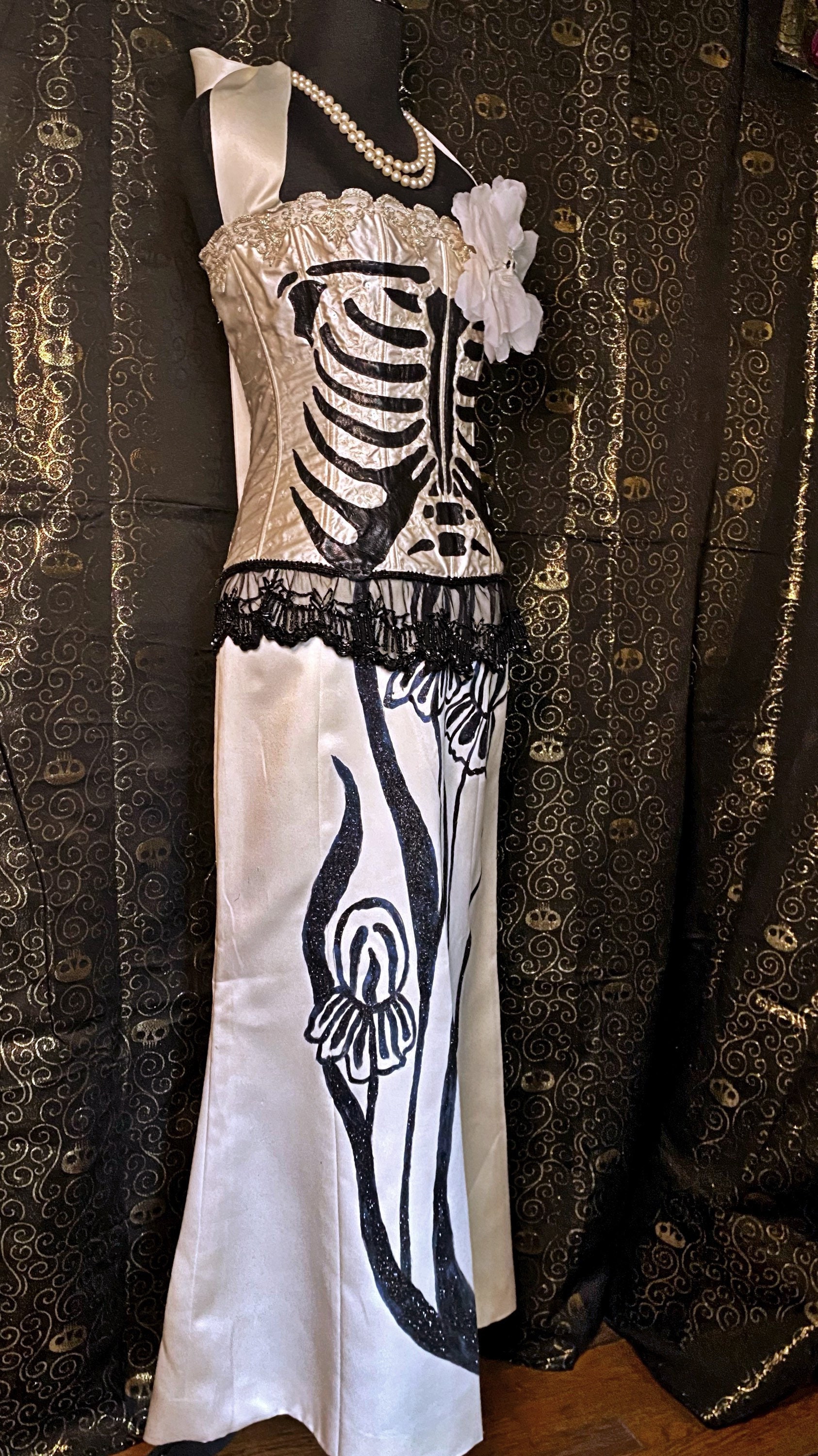 Glamorous Handcrafted Skeleton Formal Attire for a Gala or - Etsy