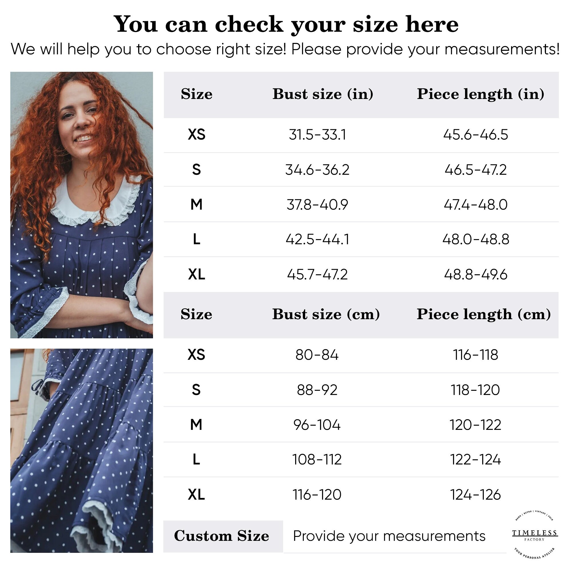 Polka Dot Blue Midi Dress, Platter Collar Polka Dot Dress, Peter Pan Collar Dress, Vintage ...