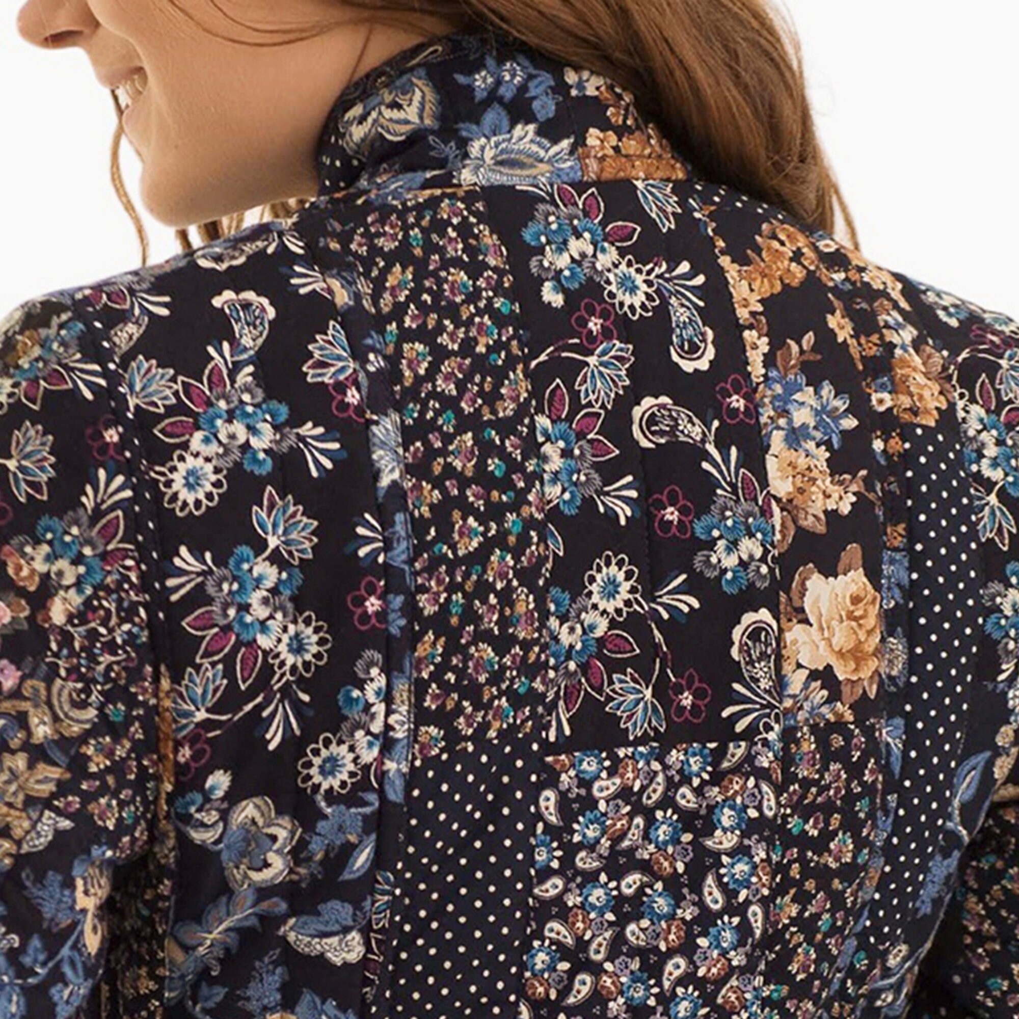 Blue Quilted Patchwork Jacket, Custom Boho Blazer, Patchwork Fairy ...