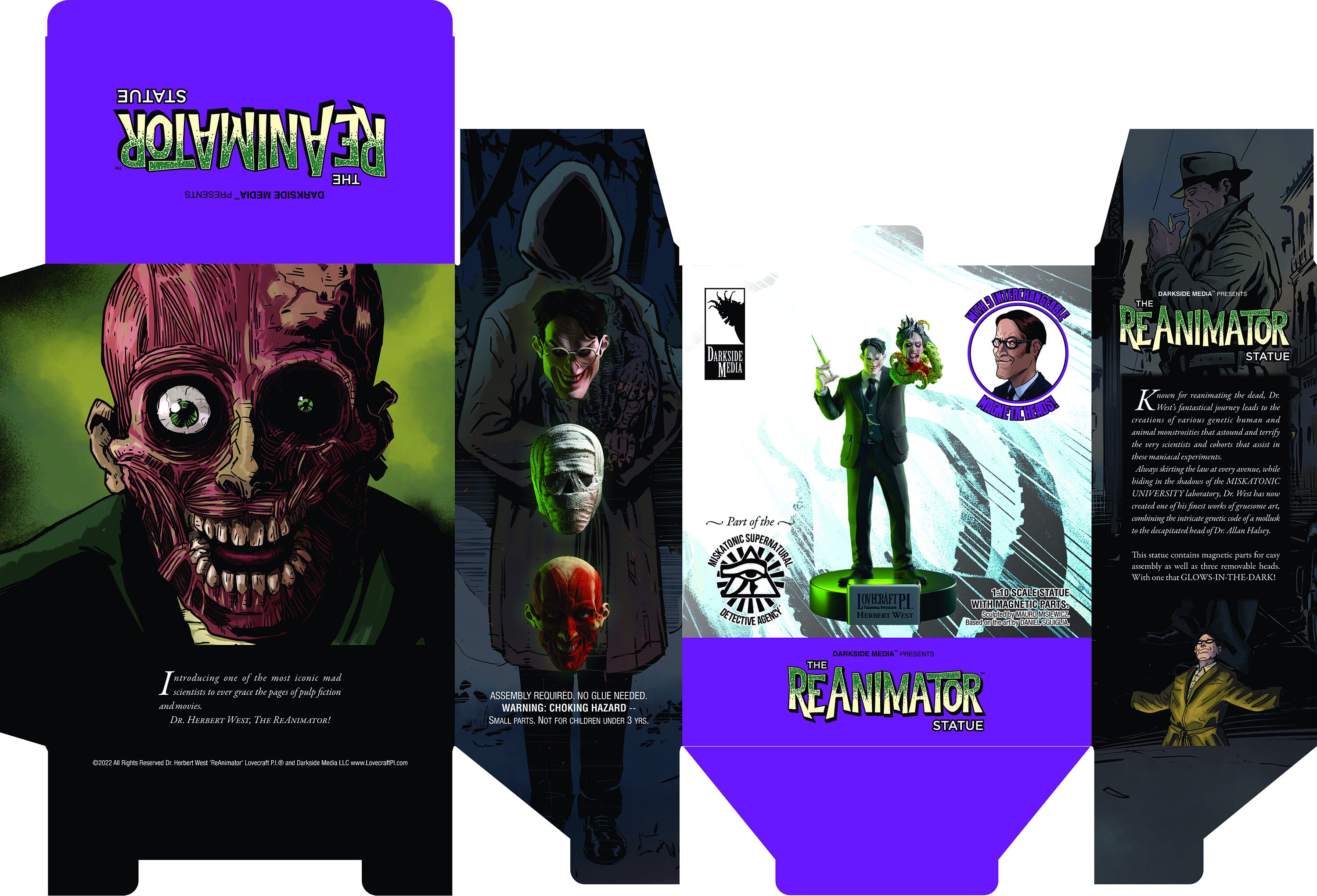 Dr. Herbert West the Reanimator Painted Magnetic - Etsy