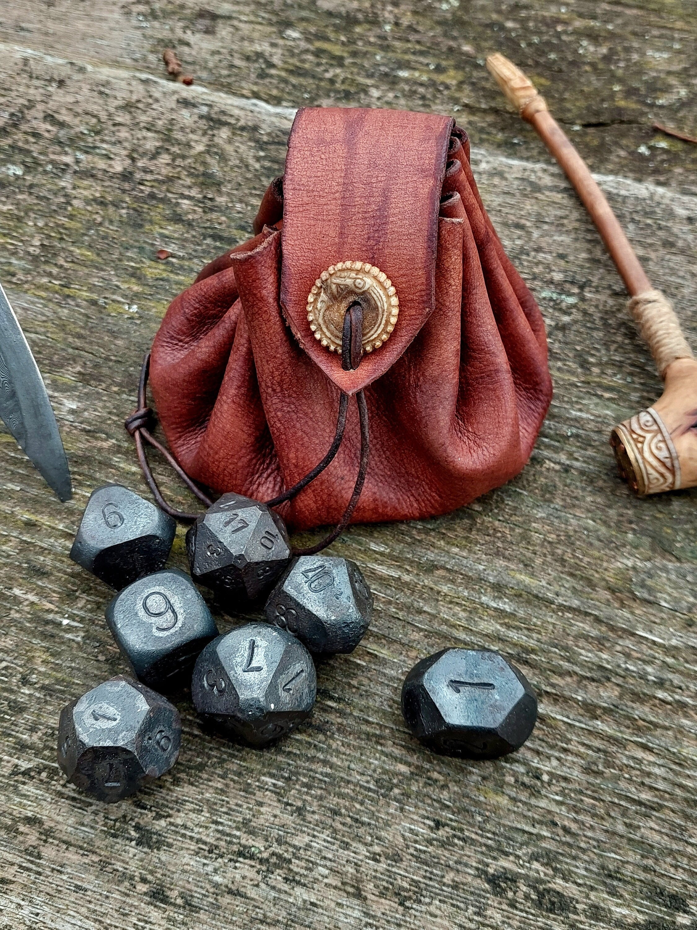 Hand Forged Dnd Dice Set Steel Dice Dwarf Blacksmith Dice - Etsy