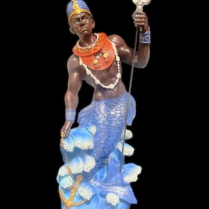 Olokun Statue 15” - Authentic African Décor Piece for Home or Office - Etsy