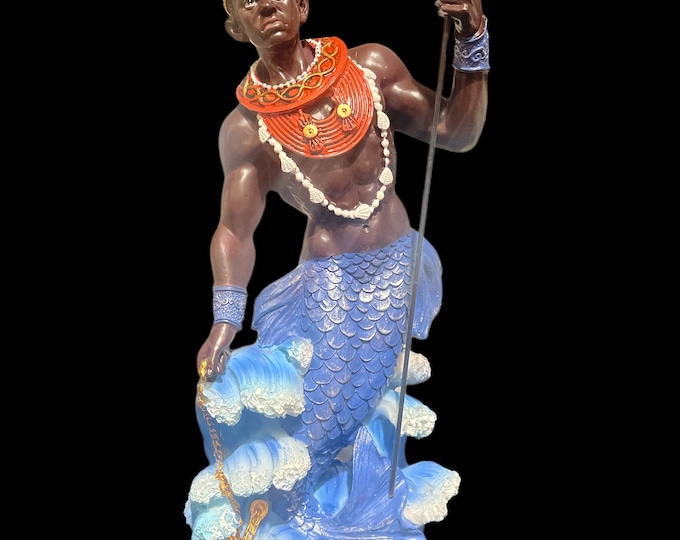 Olokun Statue 15” - Authentic African Décor Piece for Home or Office - Etsy