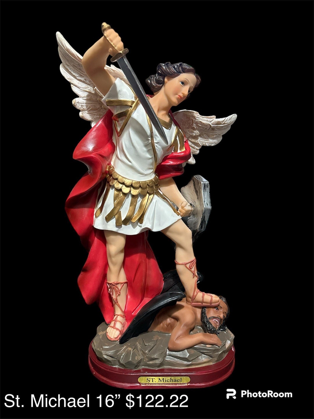 Powerful Protector: St. Michael Statue - 16 Tall - Ideal Gift for Those ...