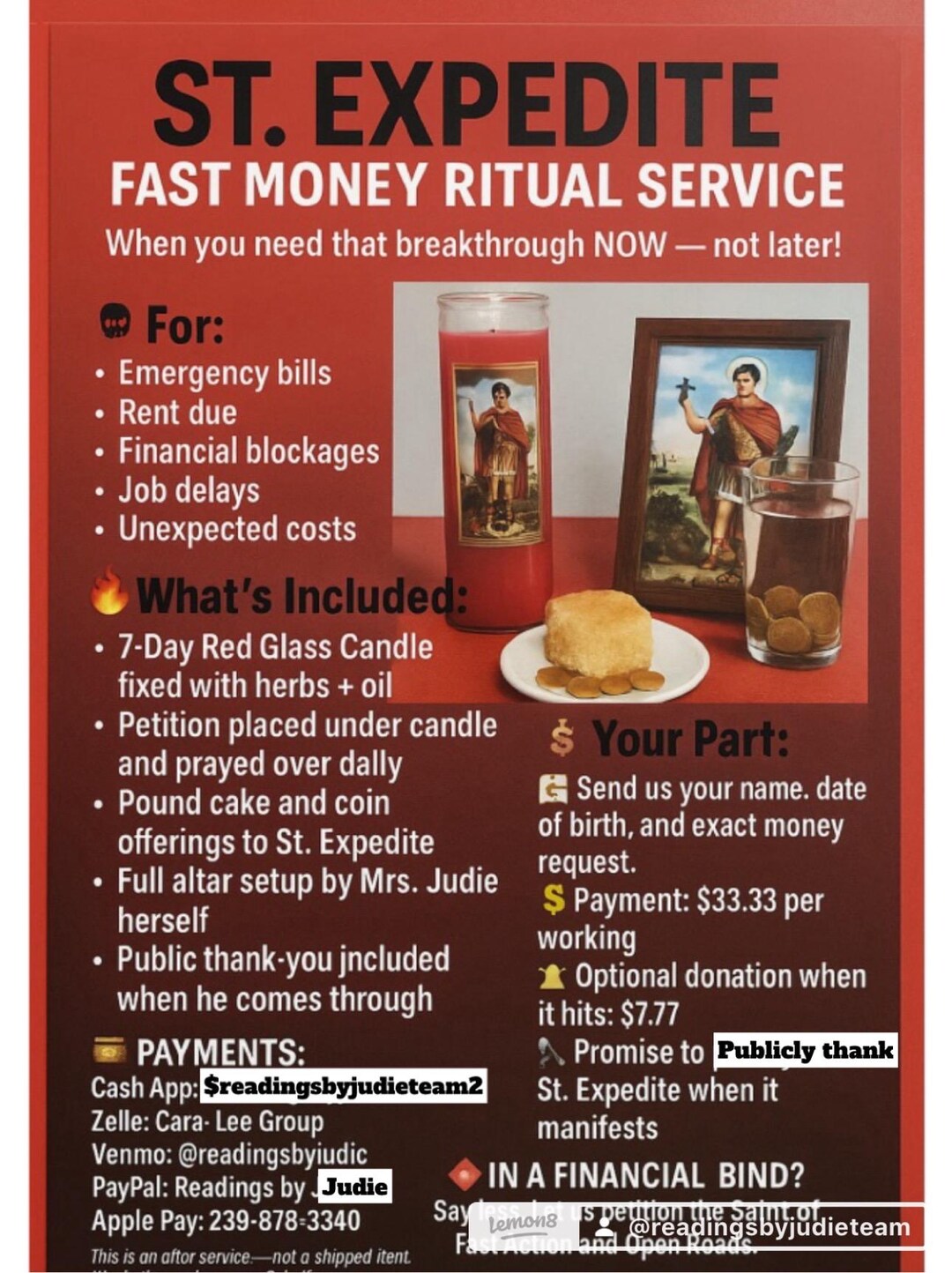 Saint Expedite Fast Money Ritual - Etsy