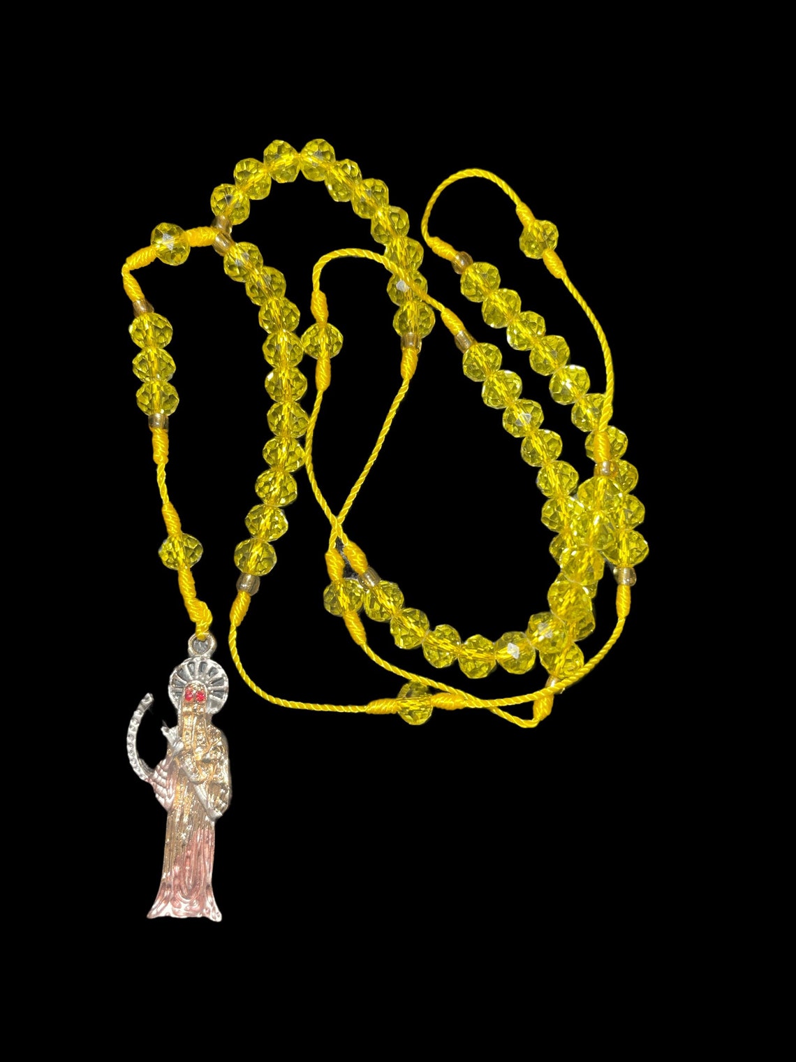 Santa Muerte Prayer Beads: Limited Quantity - Vibrant Colors, 12-13 ...