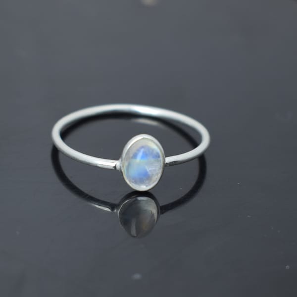 Moonstone Ring - Etsy