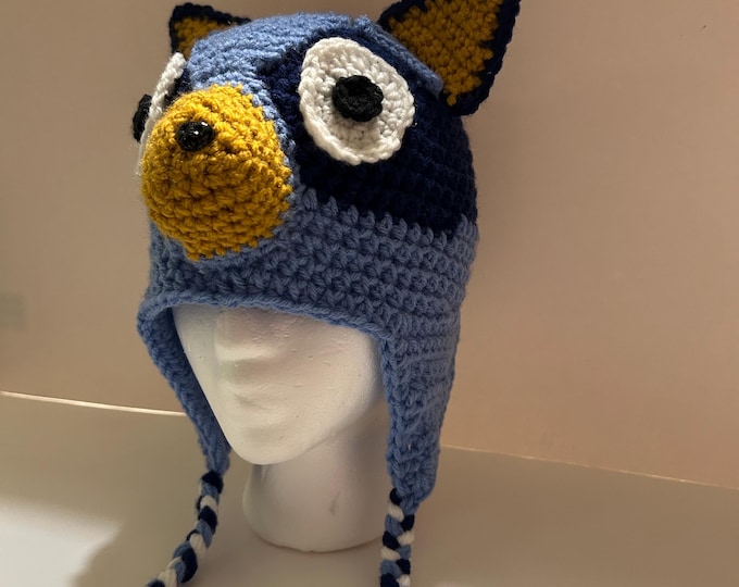 Crochet Bluey Hat - Etsy