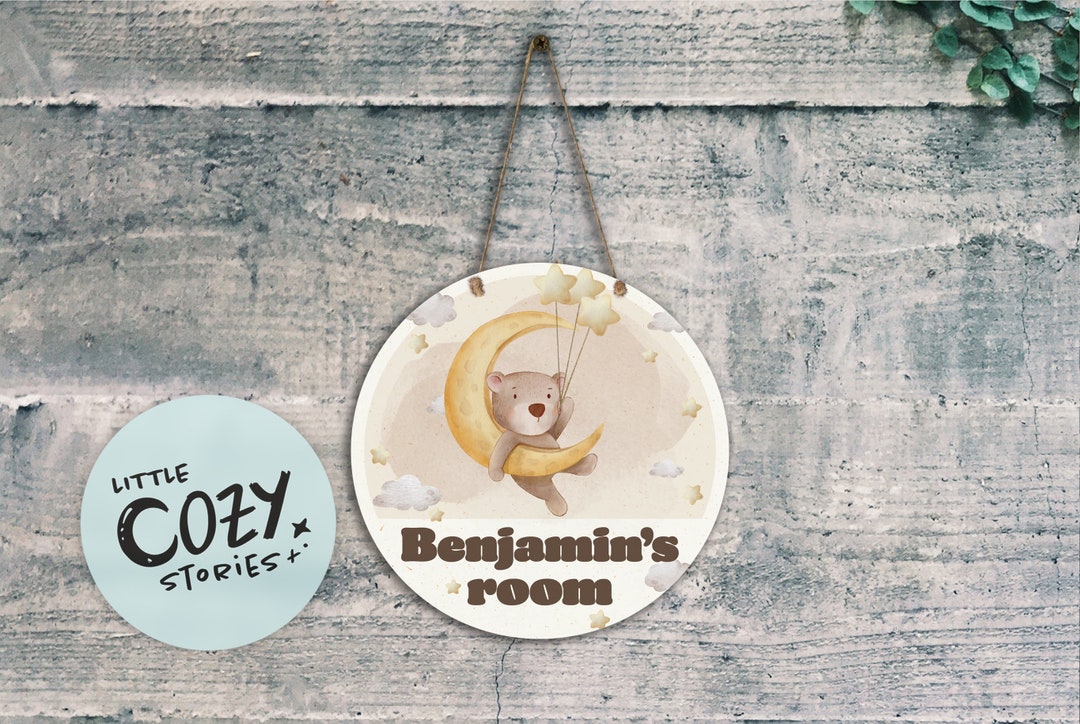 Custom Bear Themed Sign | Bear Door Sign | Cute Bear Sign | Wall Art ...