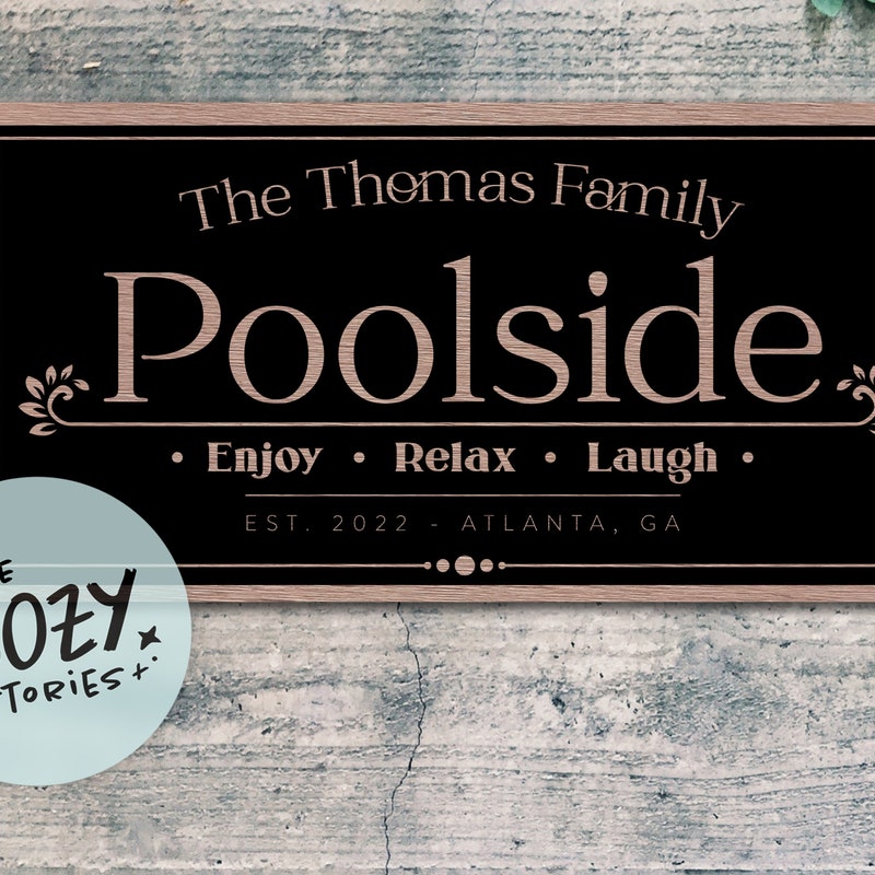Pool Signs for Outdoor - Etsy
