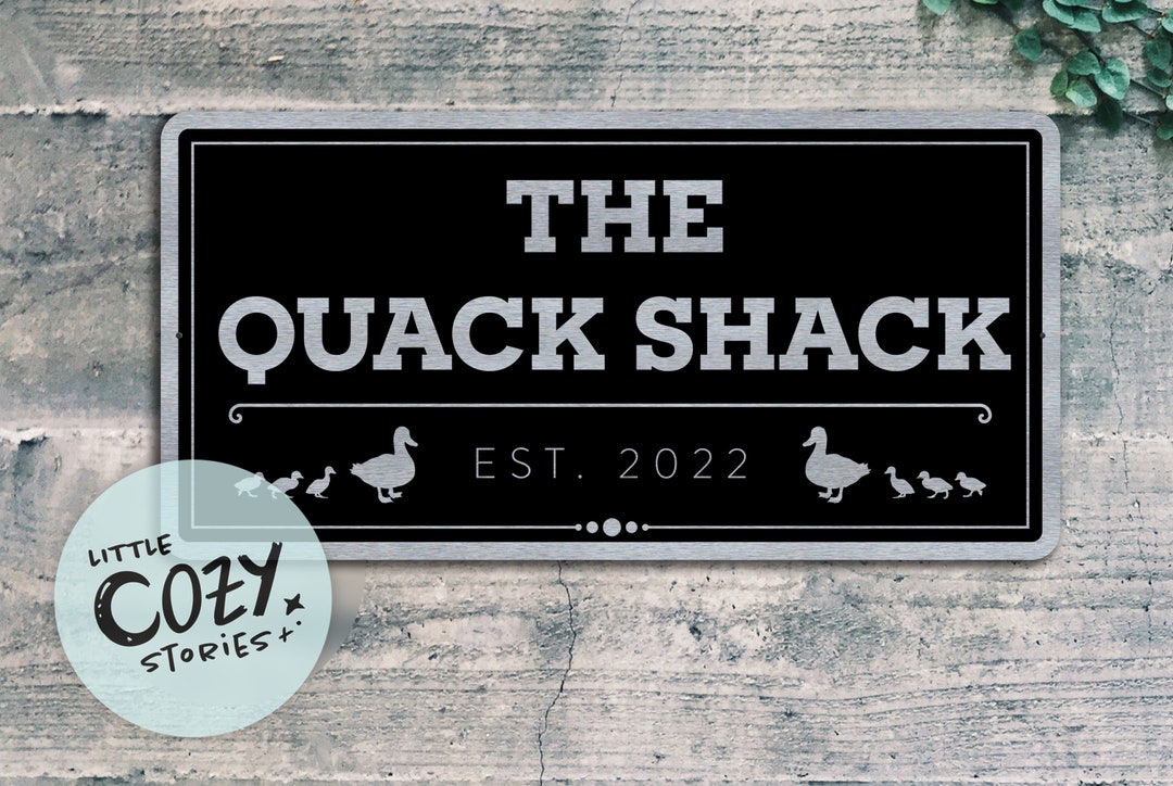 The Quack Shack Sign | the Duck House Sign | Custom Duck Sign | Custom ...