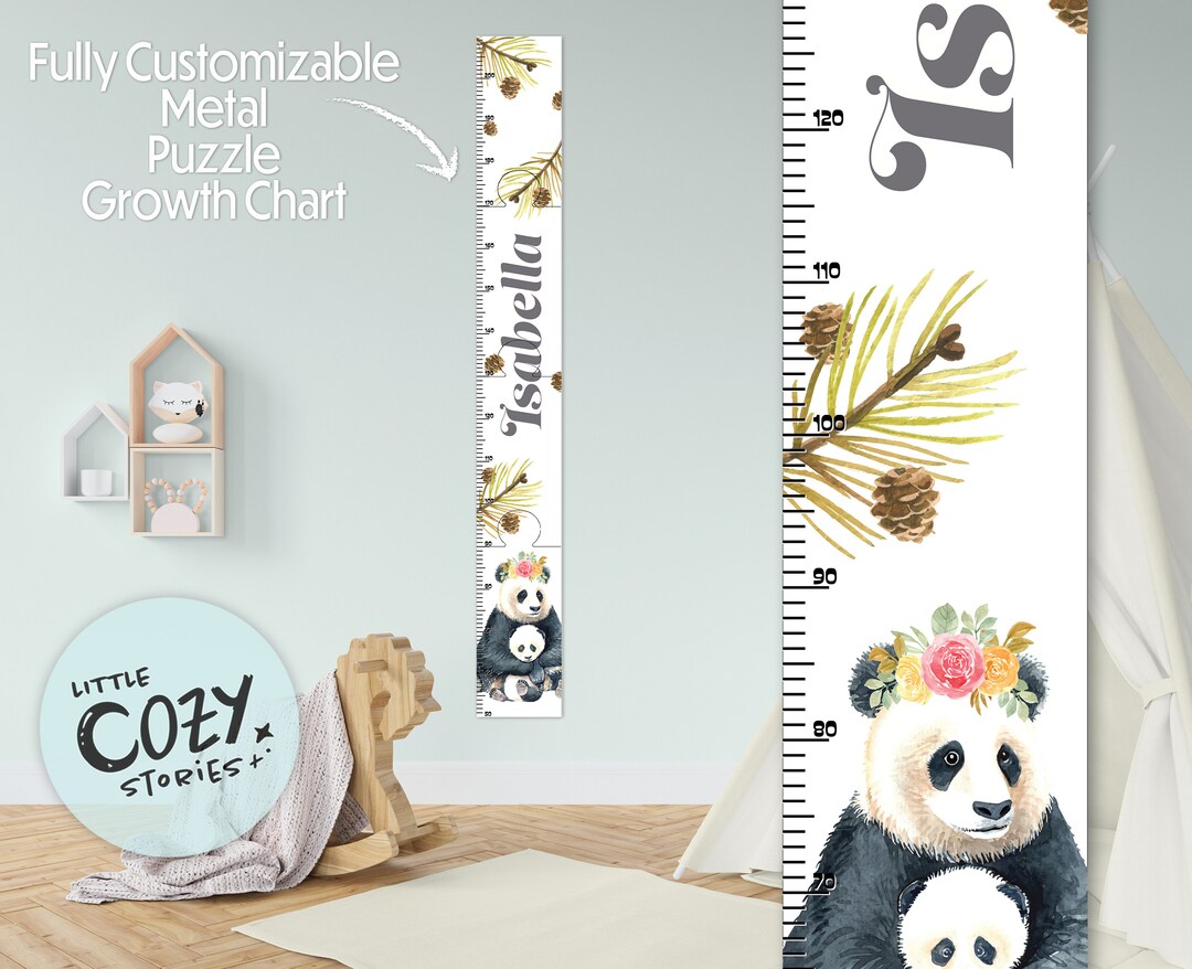 Custom Woodland Themed Growth Chart Growth Chart Metal - Etsy