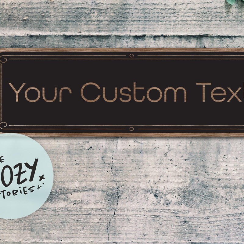 Custom Metal Sign - Etsy