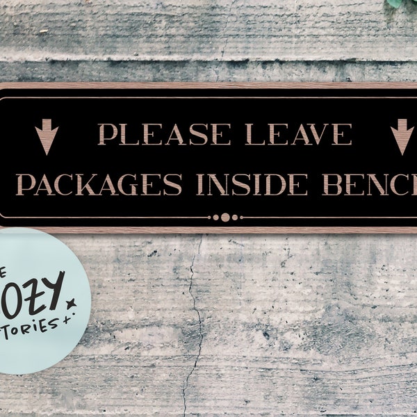Guest Bench Sign - Etsy