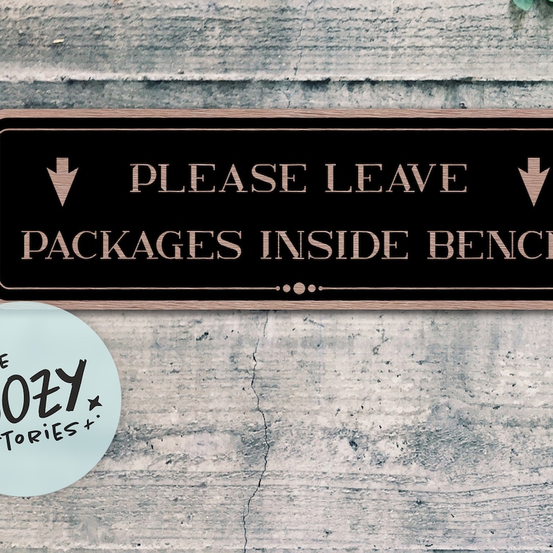 Guest Bench Sign - Etsy