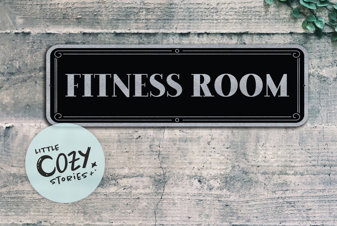 Fitness Room Sign Gym Room Sign Gym Decor Personalized - Etsy