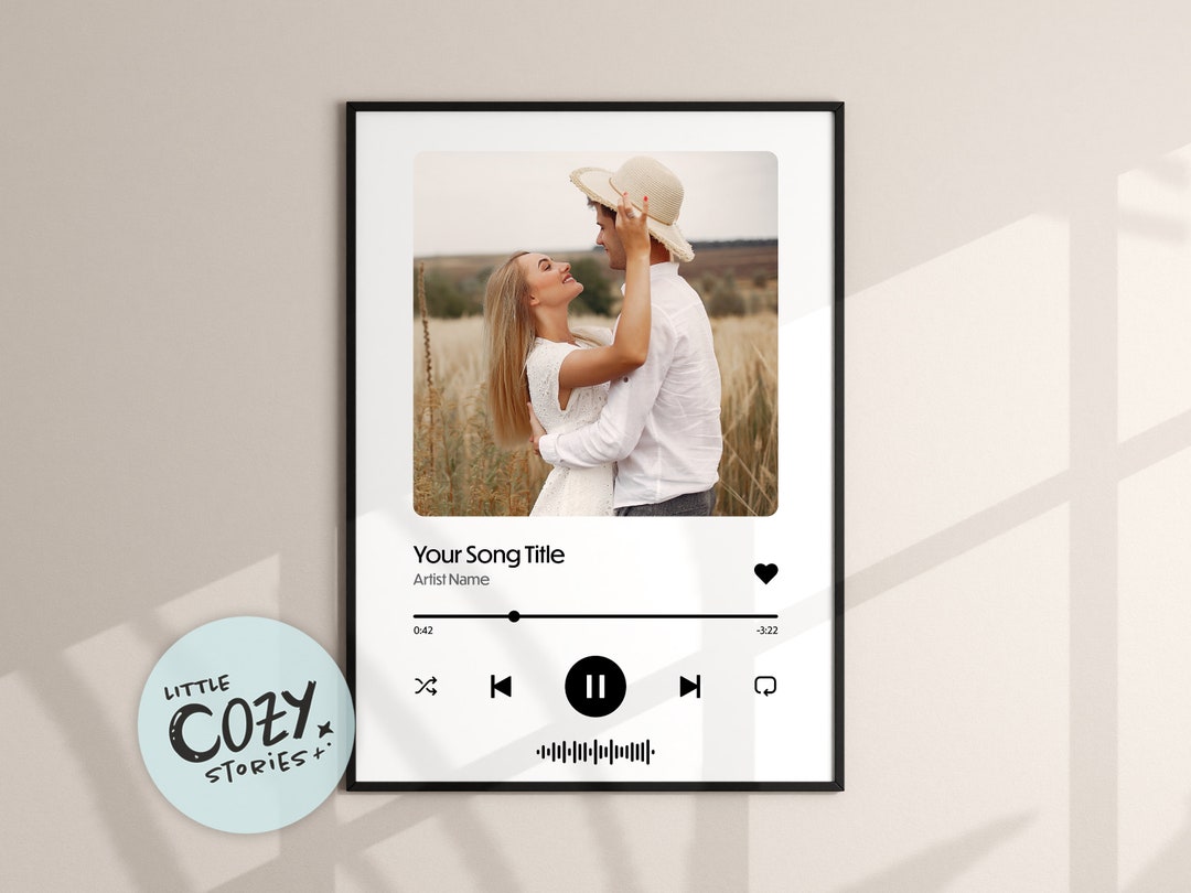 Favorite Song Wall Decor | Custom Photo Poster or Canvas | Wall Art ...