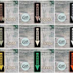 Custom Arrow Sign | Vertical Arrow Sign | Arrow Pointing Down Sign ...