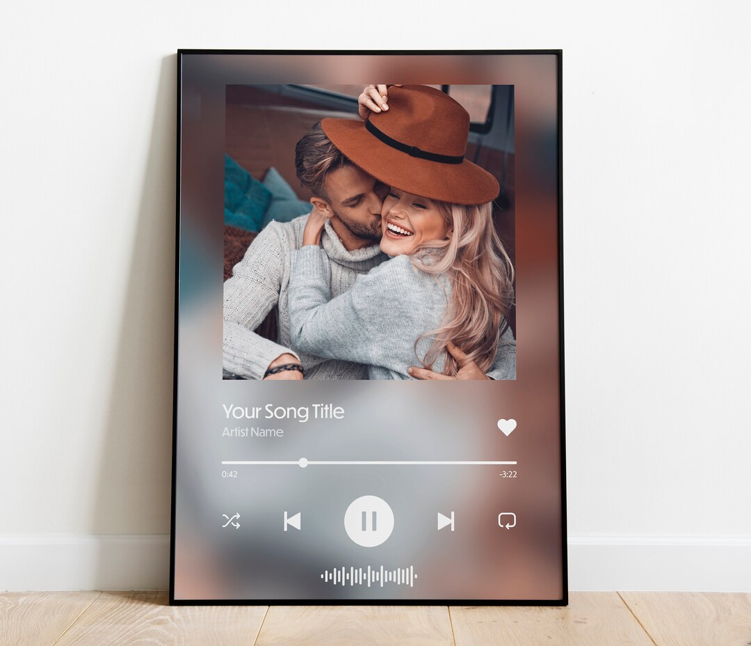 Favorite Song Wall Decor Custom Photo Poster or Canvas Wall Art From ...