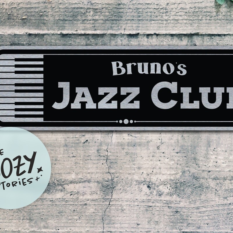 Jazz Club Custom Sign - Etsy UK