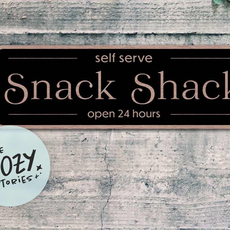 Snack Bar Sign - Etsy