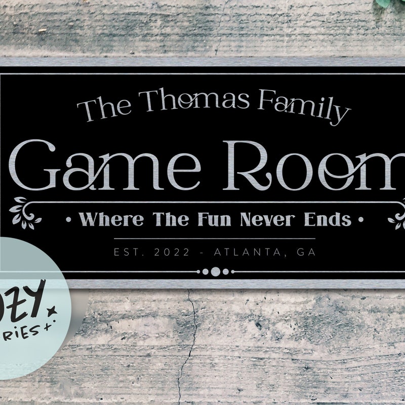 Game Room Signs - Etsy