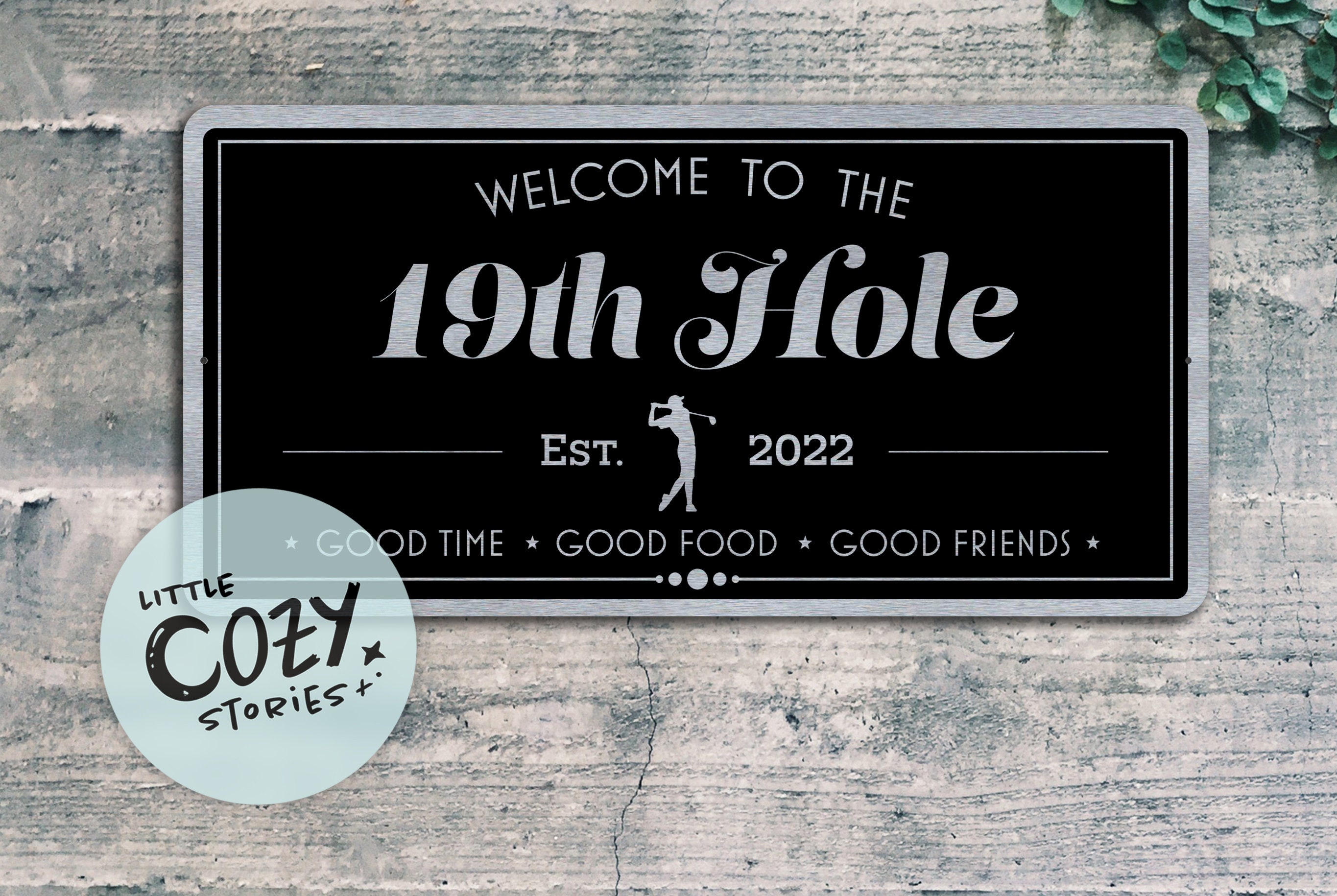 Custom Golf Sign 19th Hole Sign Golf Wall Art Golf Sign - Etsy