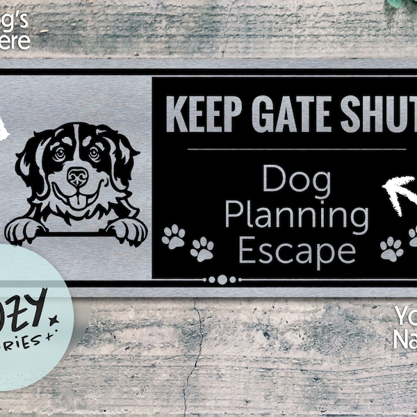 Keep Out Dog Sign - Etsy