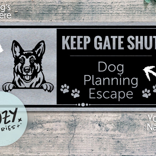 German Shepherd Sign - Etsy