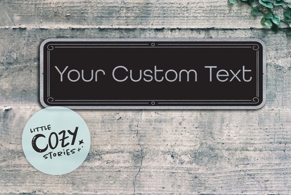Custom Text Sign Custom Text Plaque Personalised Sign - Etsy