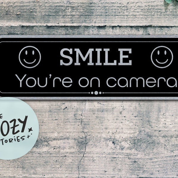 Smile Youre on Camera Sign - Etsy