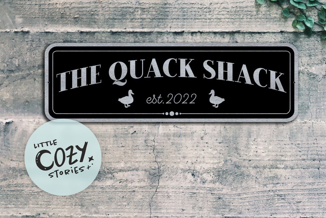 The Quack Shack Sign | the Duck House Sign | Custom Duck Sign | Custom ...