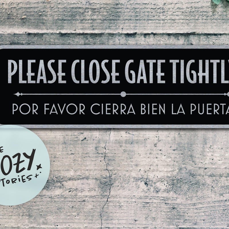 Please Close Door Sign - Etsy
