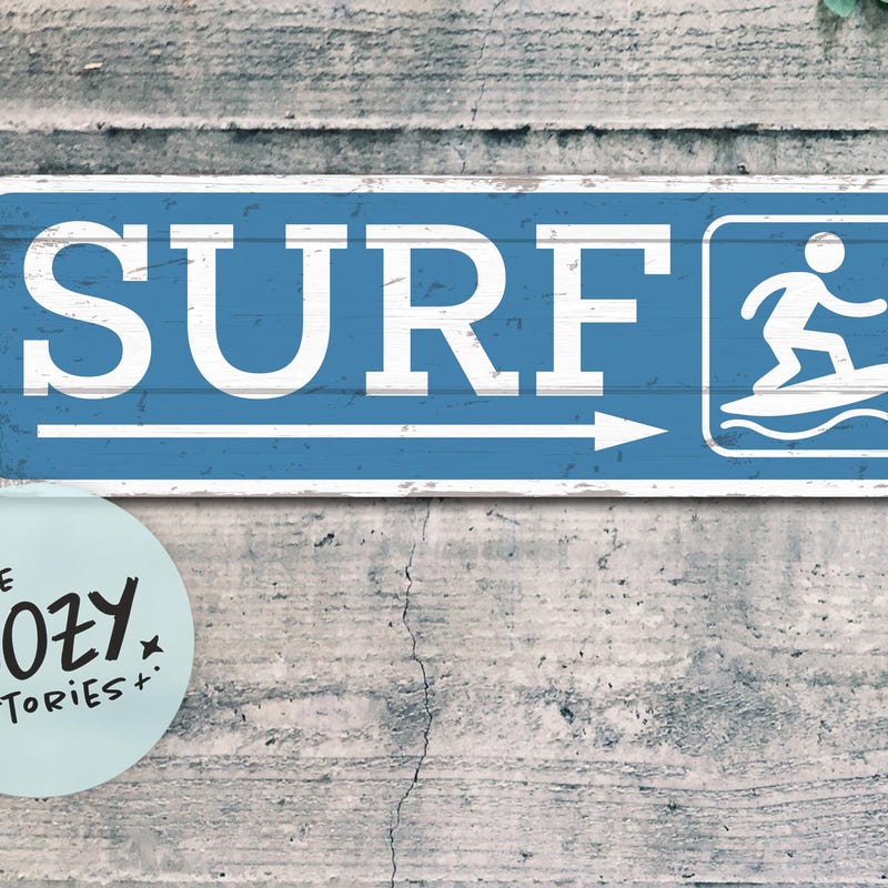Surf Sign - Etsy