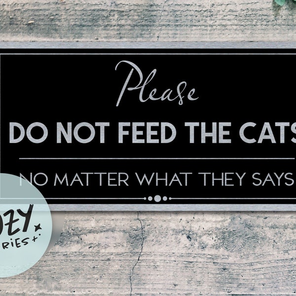 Do Not Feed Sign - Etsy