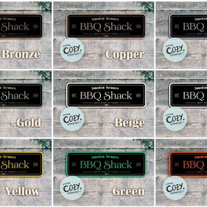 Personalized BBQ Shack Sign: Custom Smoker Chef Gift - Etsy